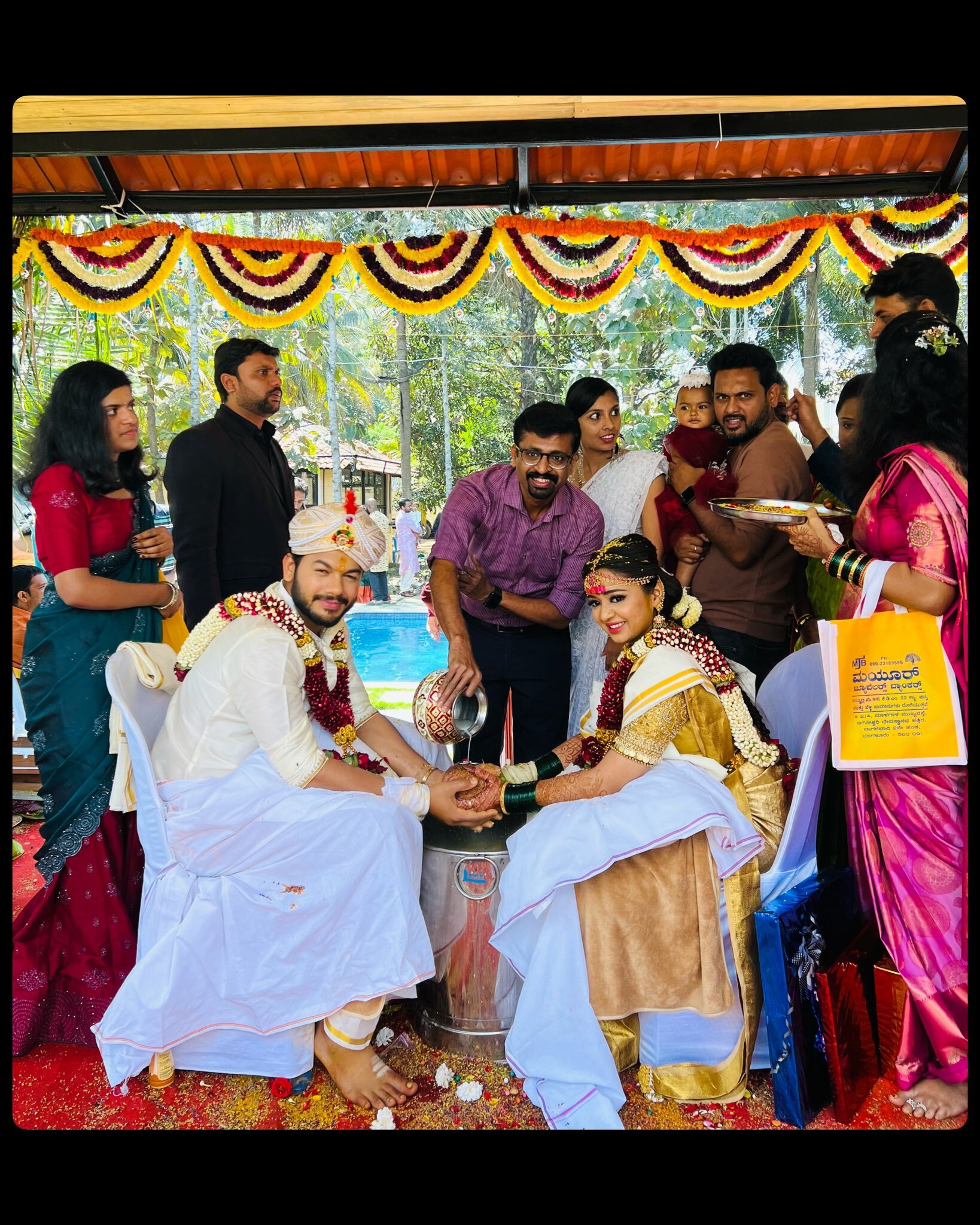 Kannada TV Show Paru Fame Siddu Moolimani And Priya J Achar Wedding ...