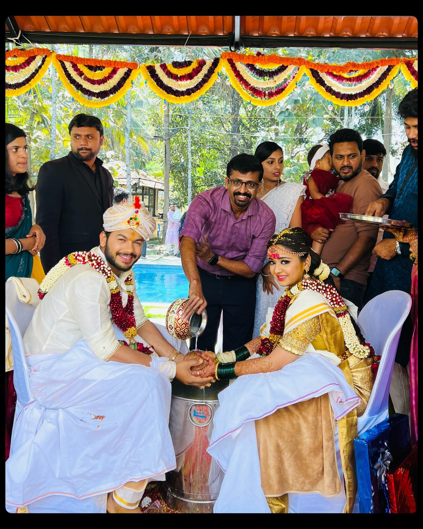 Kannada TV Show Paru Fame Siddu Moolimani And Priya J Achar Wedding ...