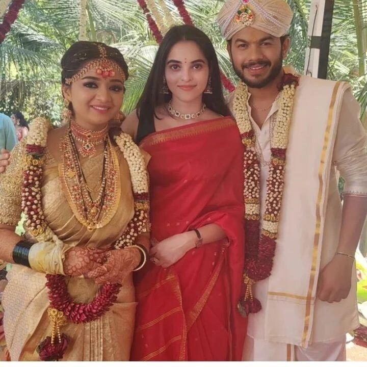 Kannada TV Show Paru Fame Siddu Moolimani And Priya J Achar Wedding ...