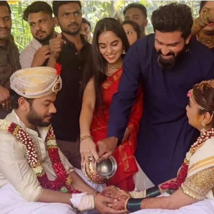 Kannada TV Show Paru Fame Siddu Moolimani And Priya J Achar Wedding ...