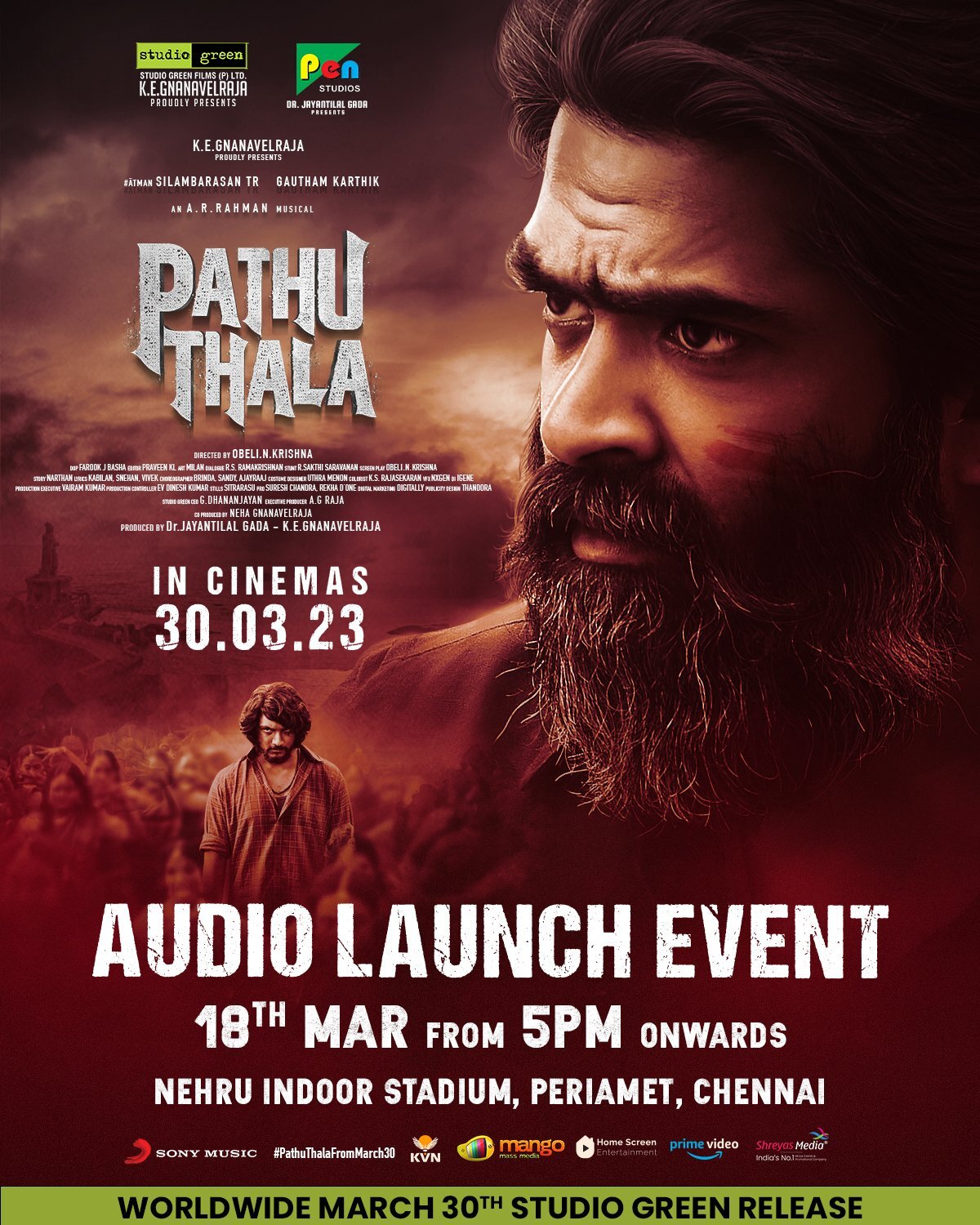 Pathu Thala Movie Poster & Photos | Pathu Thala Movie Location Pics ...