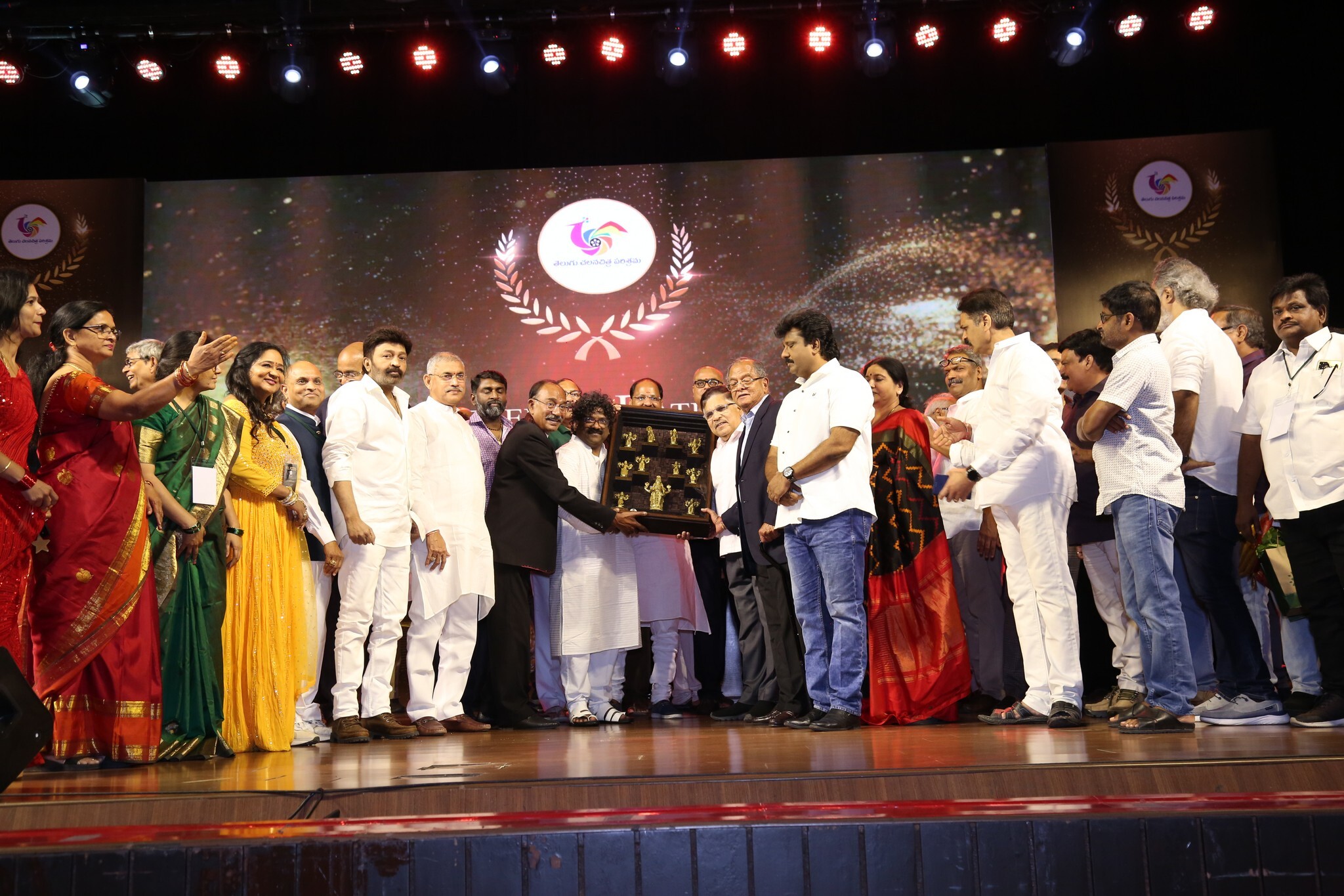 RRR song composer MM Keeravani and Lyricist Chandrabose Felicitated at ...