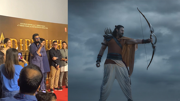 Adipurush Trailer Launch: Prabhas and Kriti Sanon greets fans with ‘Jai ...