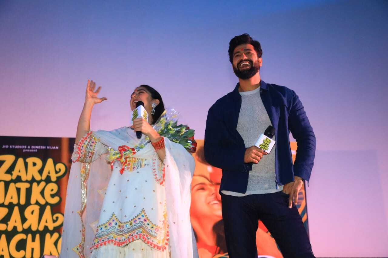 Song Launch: Sara Ali Khan and Vicky Kaushal’s Zara Hatke Zara Bachke ...