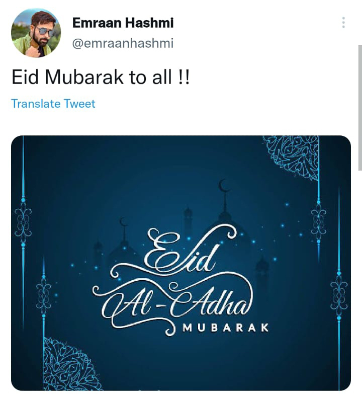 Eid-ul-Adha 2023: From Sunny Deol to Telugu Star Sai Dharam Tej, celebrities extend warm wishes ...