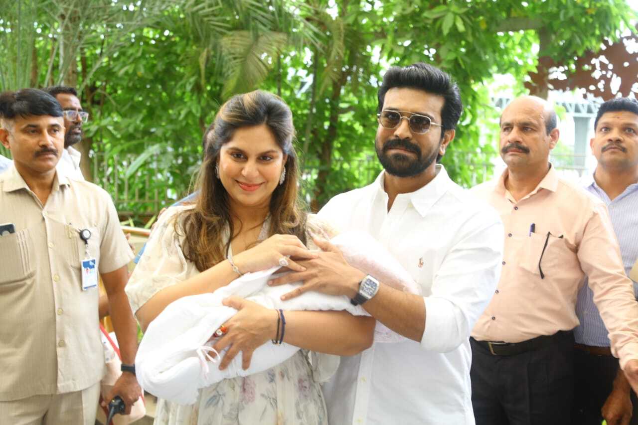 Joyous Journey Begins: Ram Charan and Upasana Step Out of Apollo ...