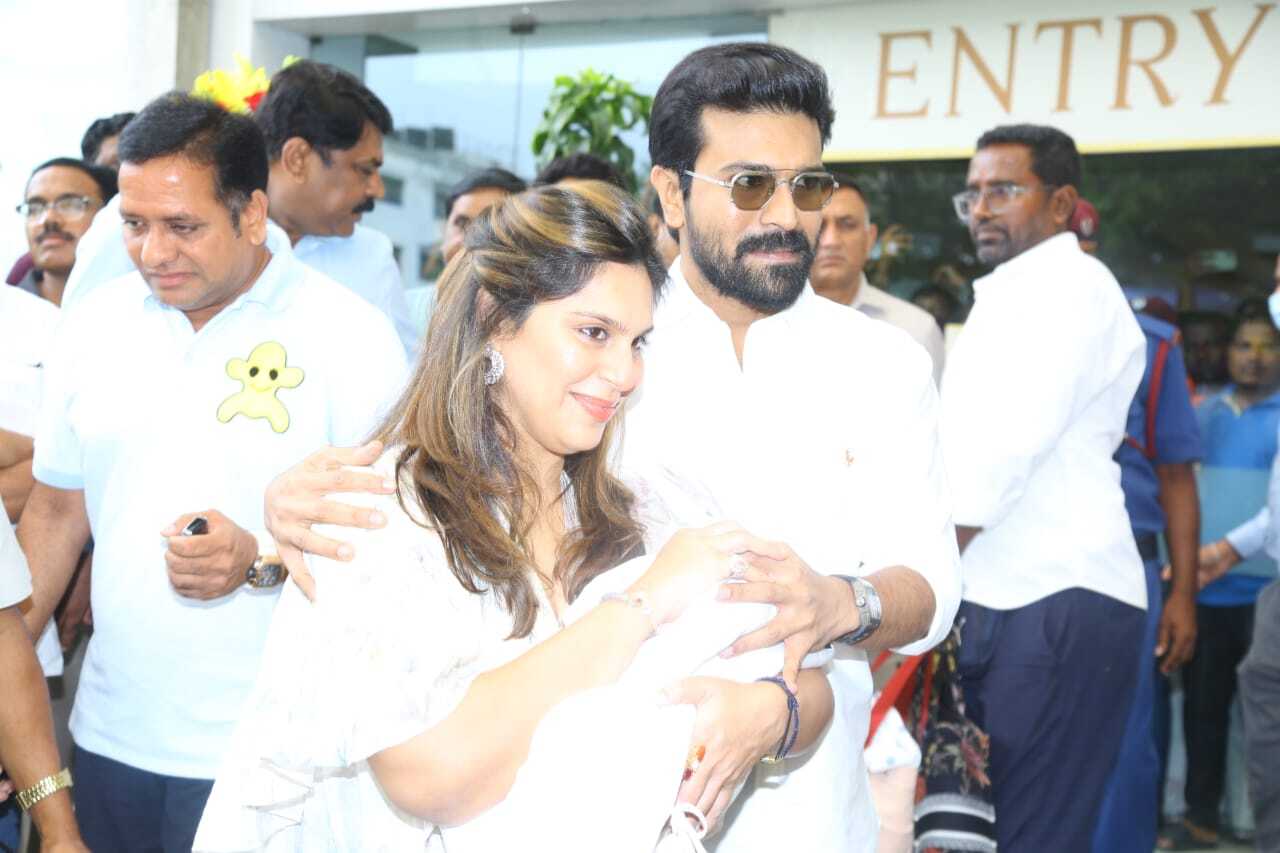 Joyous Journey Begins: Ram Charan and Upasana Step Out of Apollo ...