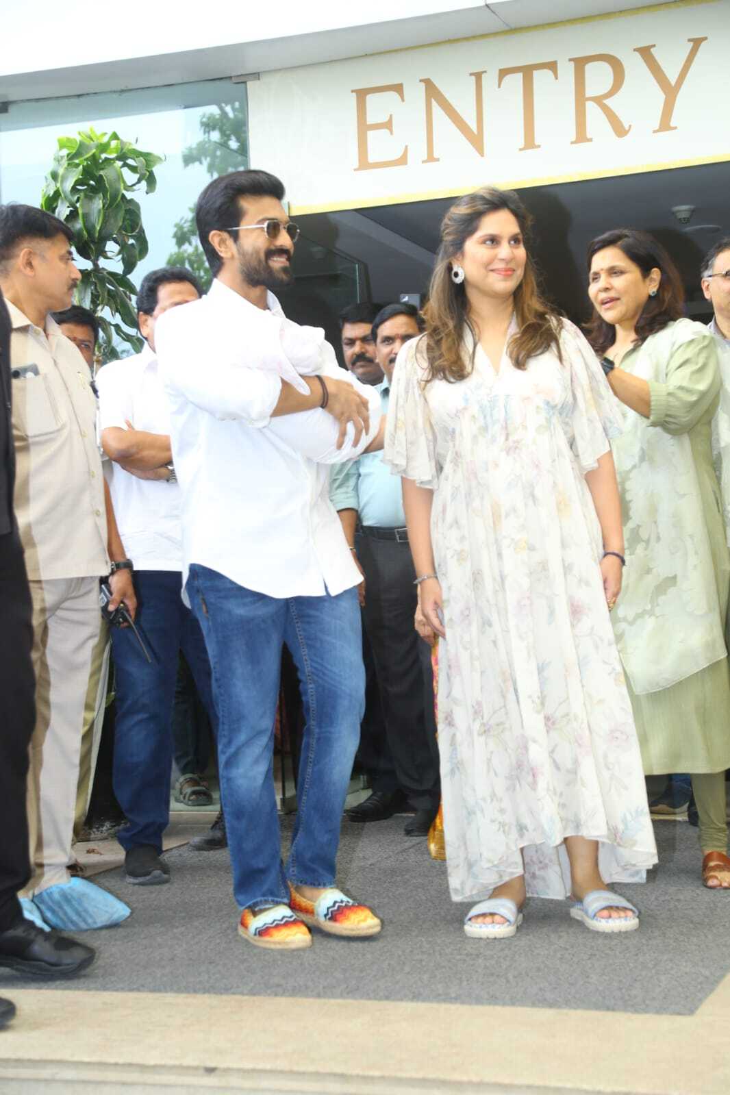 Joyous Journey Begins: Ram Charan and Upasana Step Out of Apollo ...