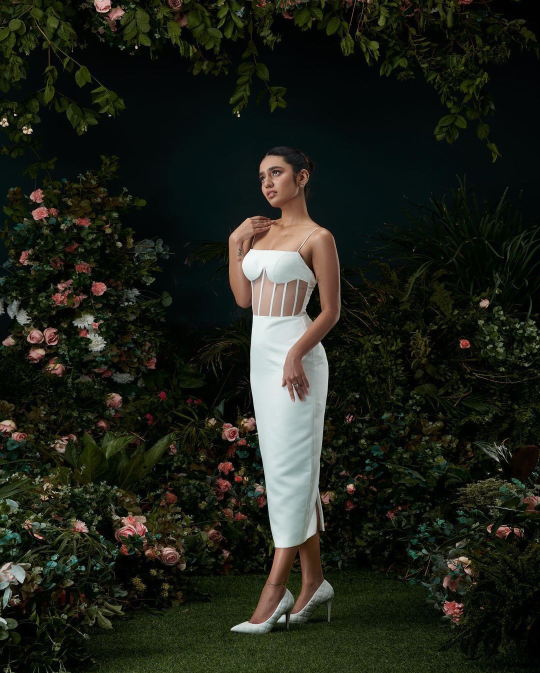 Spellbinding in White: Priya Prakash Varrier Stuns in a Captivating ...