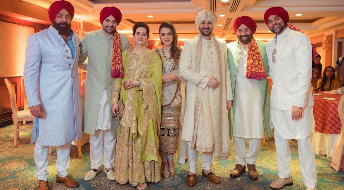 Unveiling the Love Story: Exclusive Inside Pictures from Karan Deol and ...