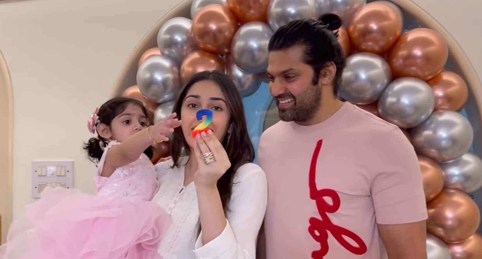 Actress Sayyeshaa & Arya Celebrate Daughter Ariana’s 2nd Birthday With ...