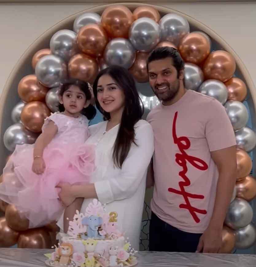 Actress Sayyeshaa & Arya Celebrate Daughter Ariana’s 2nd Birthday With ...