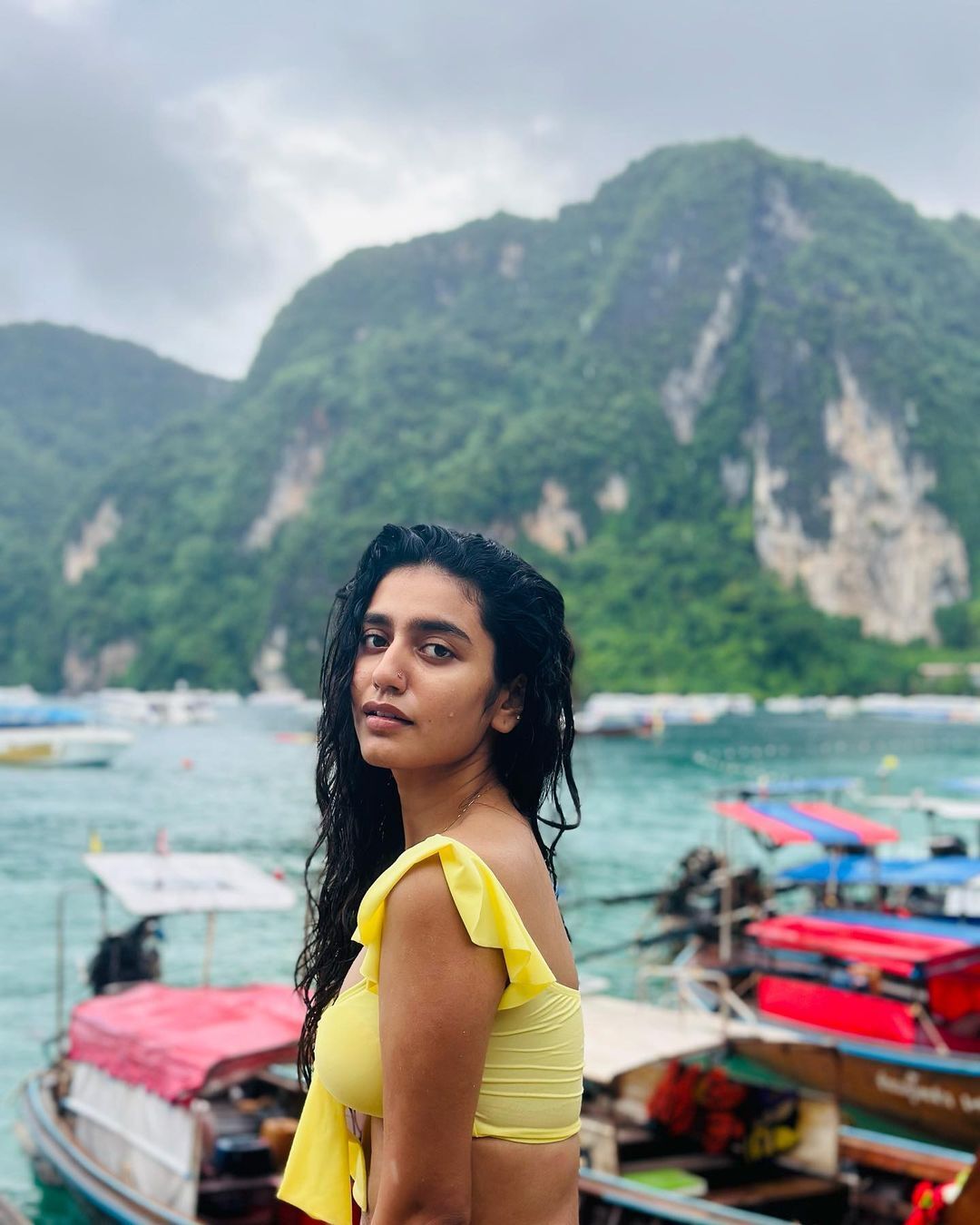 Priya Prakash Varrier’s sizzling Bikini Pictures from Thailand Vacation ...