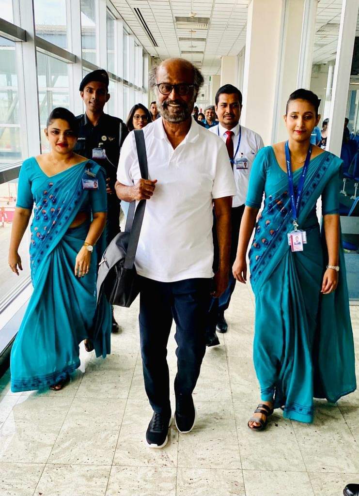 Rajinikanth Lands in Chennai ahead of 'Jailer' Audio Launch, Sri Lankan ...
