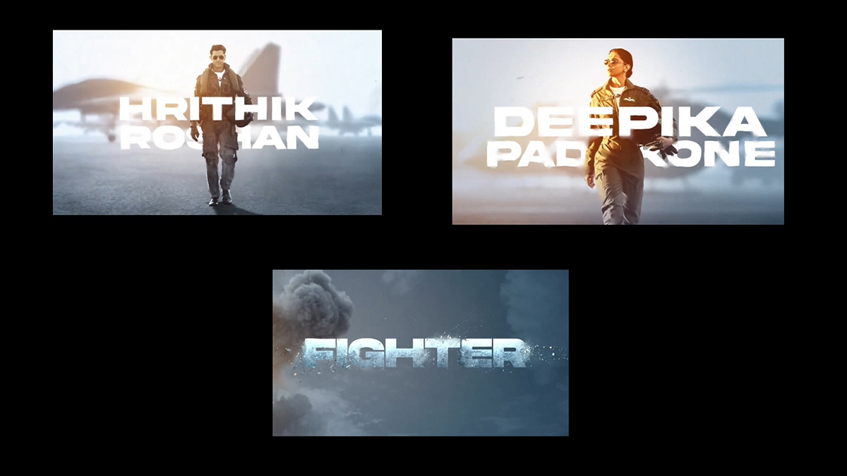 Fighter Motion Poster: Hrithik Roshan and Deepika Padukone Starrer ...