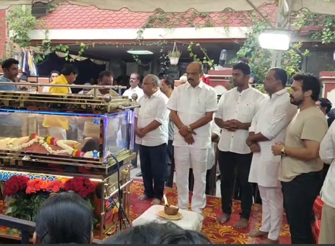 Final Journey of Spandana Vijay Raghavendra; See Photos - Filmibeat