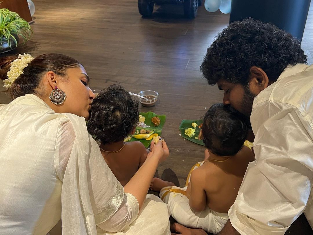 Nayanthara and Vignesh Shivan's Heartwarming First Onam Celebration with Twin Sons Uyir and Ulag ...