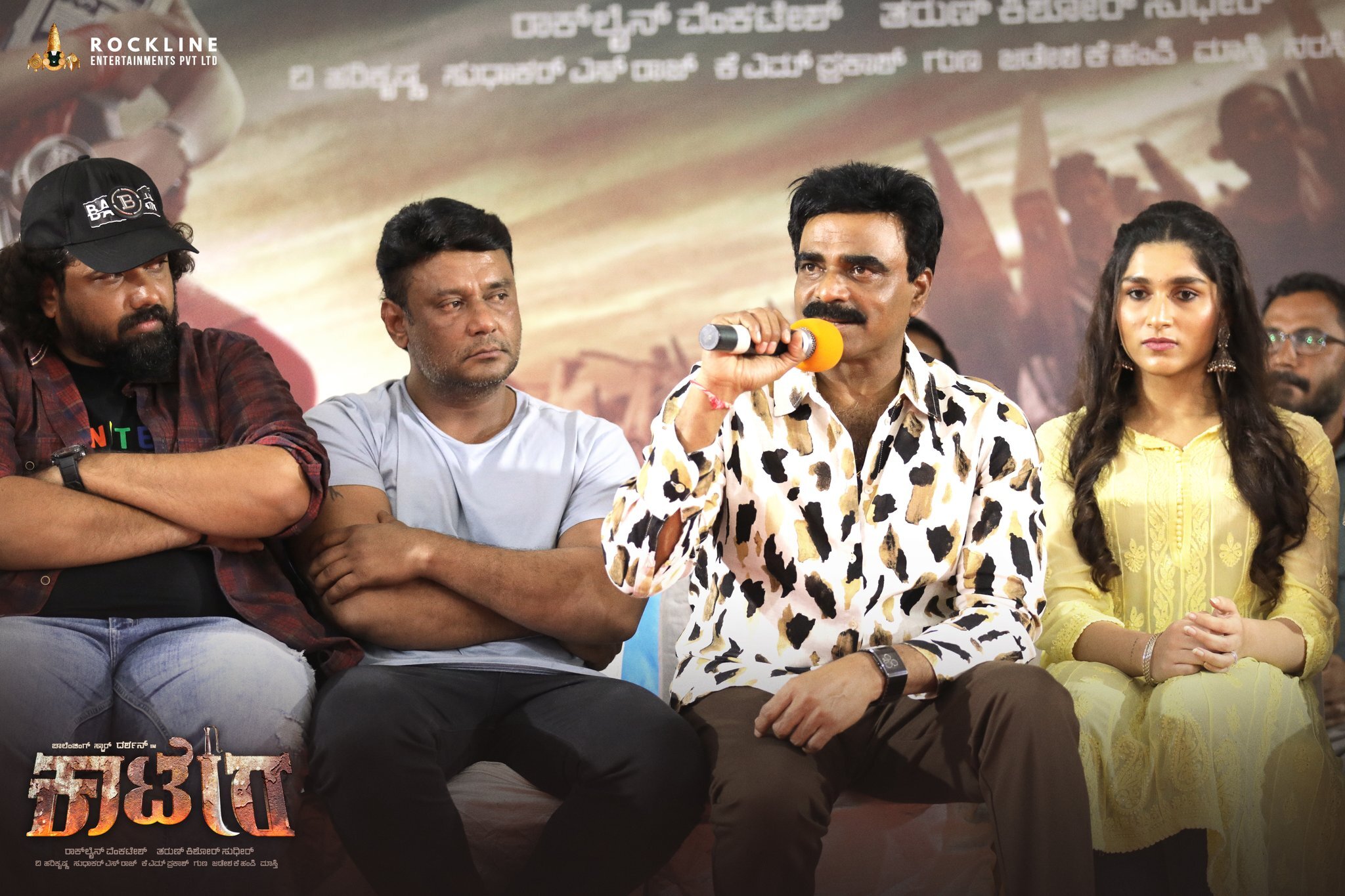 Darshan's Kaatera Movie Press Meet Held In Bangalore - Filmibeat