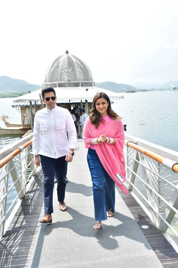 Newlyweds Parineeti Chopra and Raghav Chadha's First Public Appearance in Udaipur - Filmibeat