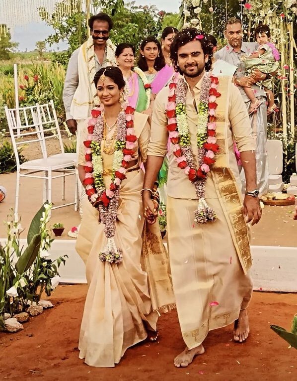 Tamil Actor Ashok Selvan And Keerthi Pandian's Wedding Photos - Filmibeat