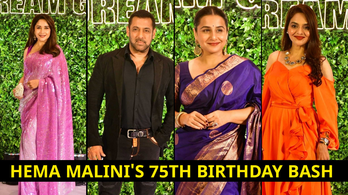 Hema Malini 75th Birthday Celebration Photos | Hema Malini Birthday Photos - Filmibeat