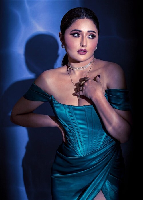 Rashmi Desai Radiates Elegance in Breathtaking Turquoise Dress - Filmibeat