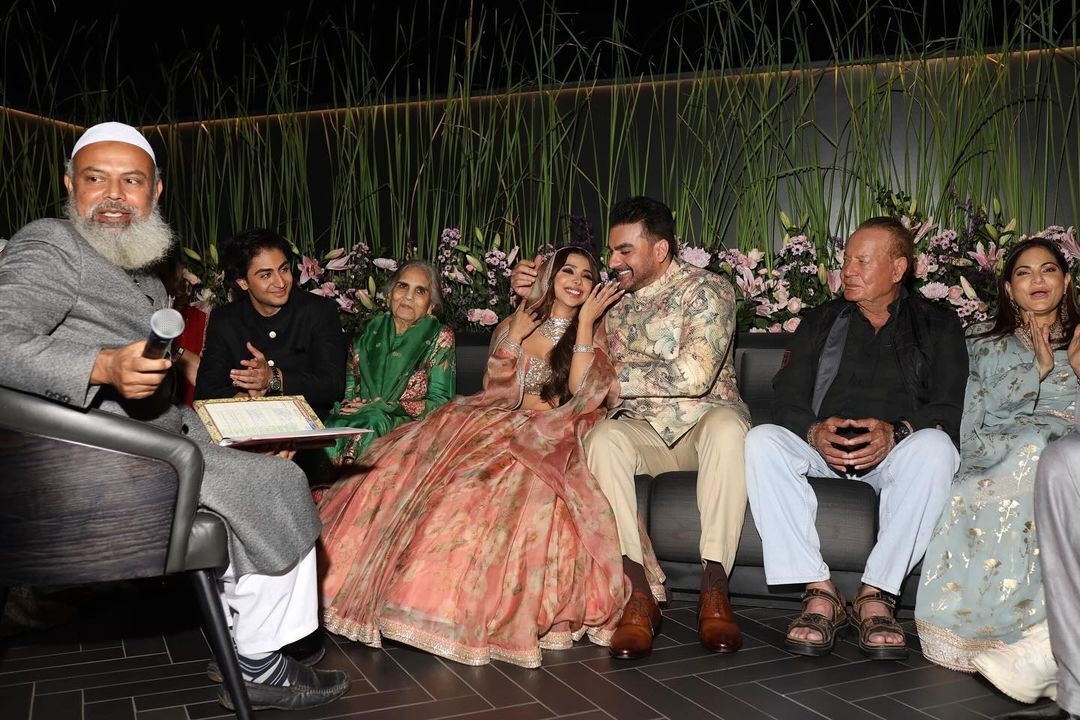 Heartfelt Moments From Arbaaz Khan and Shura Khan's Intimate Mumbai ...