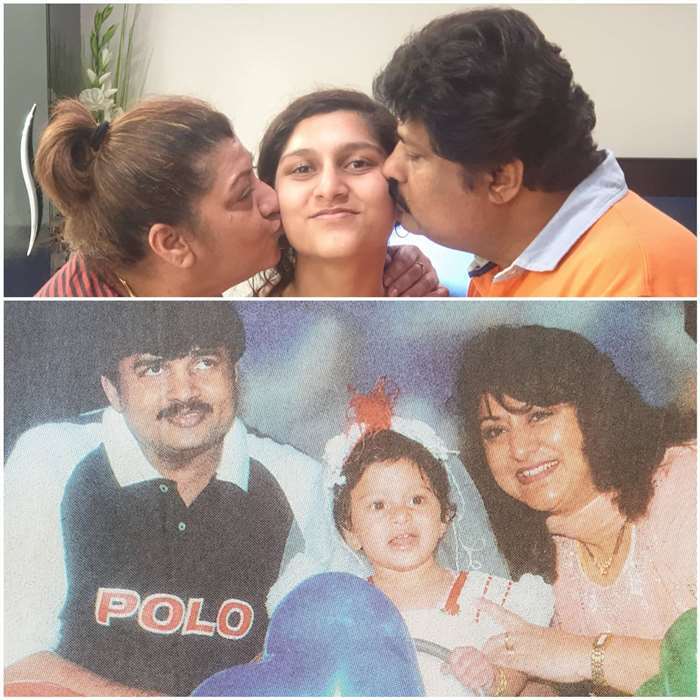 Kaatera fame Aradhanaa(Radhana Ram) Family And Childhood Unseen Pics ...