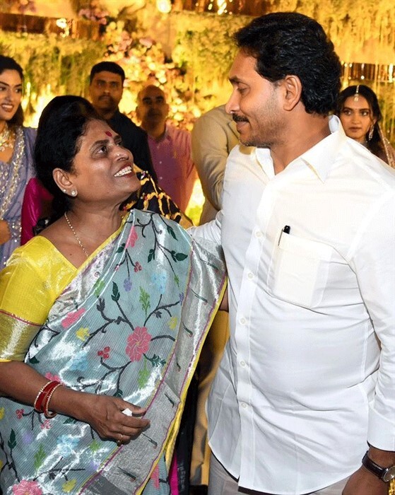 Andhra Pradesh CM YS Jagan at Nephew YS Raja Reddy’s Engagement Ceremony - Filmibeat