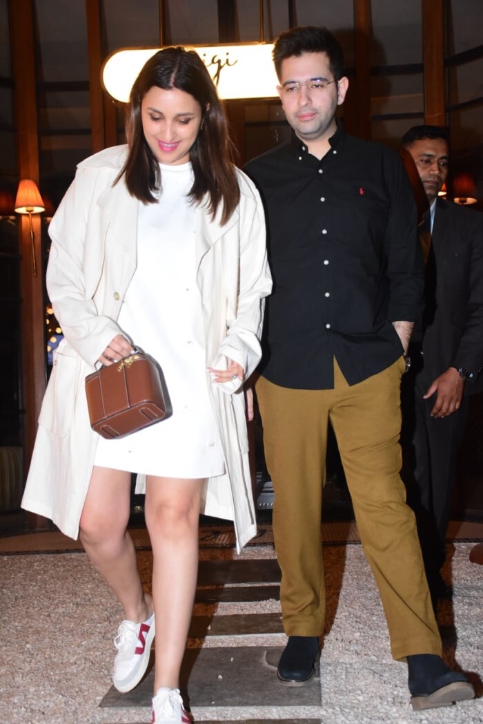 Parineeti Chopra and Raghav Chadha Spotted Together In Bandra, Mumbai - Filmibeat