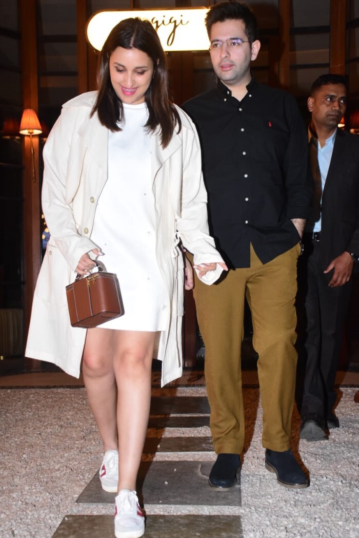Parineeti Chopra and Raghav Chadha Spotted Together In Bandra, Mumbai - Filmibeat