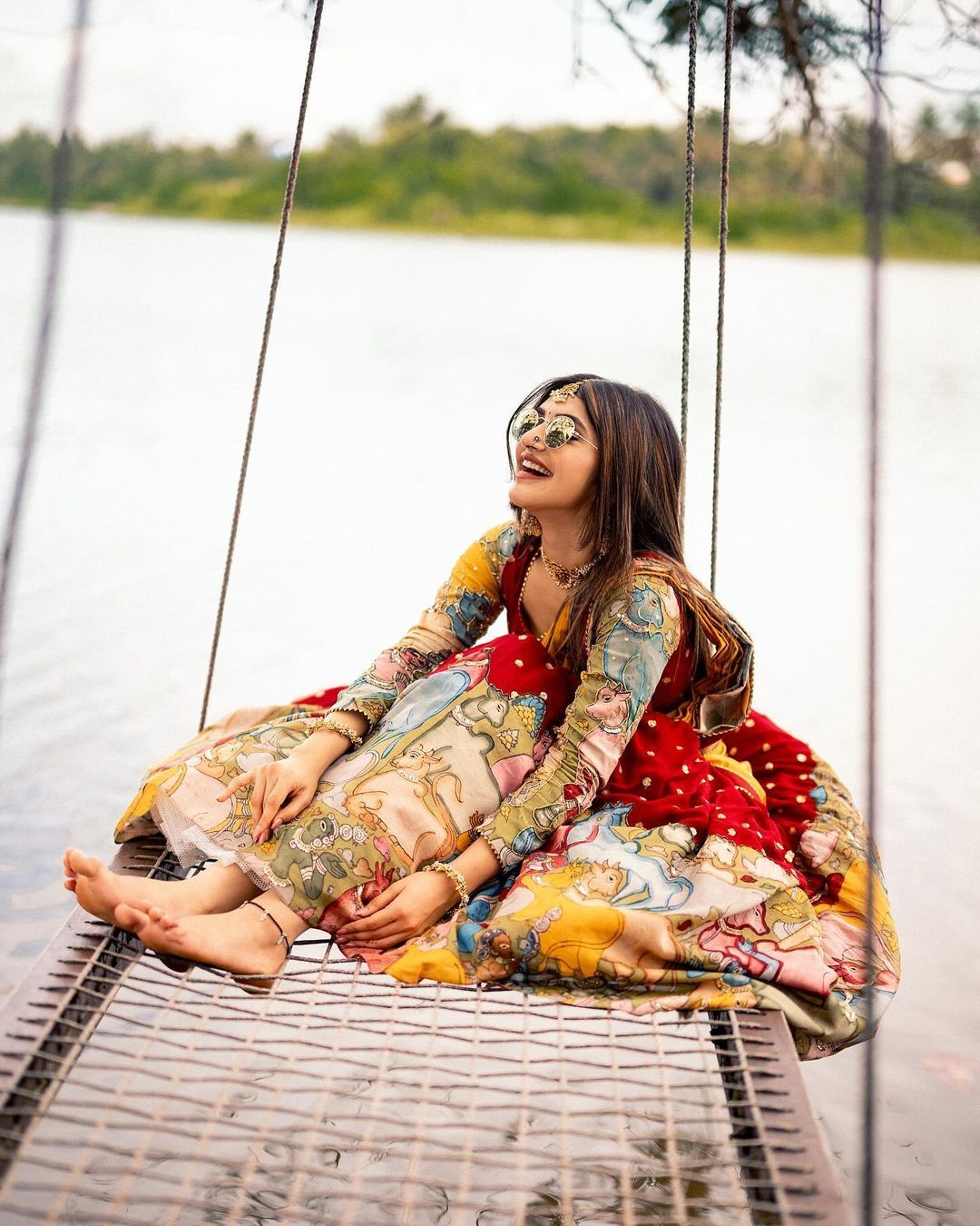 Sreeleela Shines in a Desi Saree Look, Instagram Photoshoot Goes Viral ...