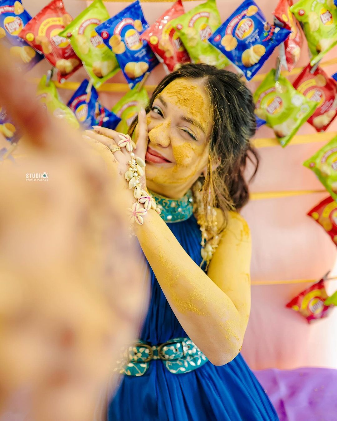 Divya Agarwal's Unique Lays-Themed Haldi Ceremony Photos Go Viral - Filmibeat