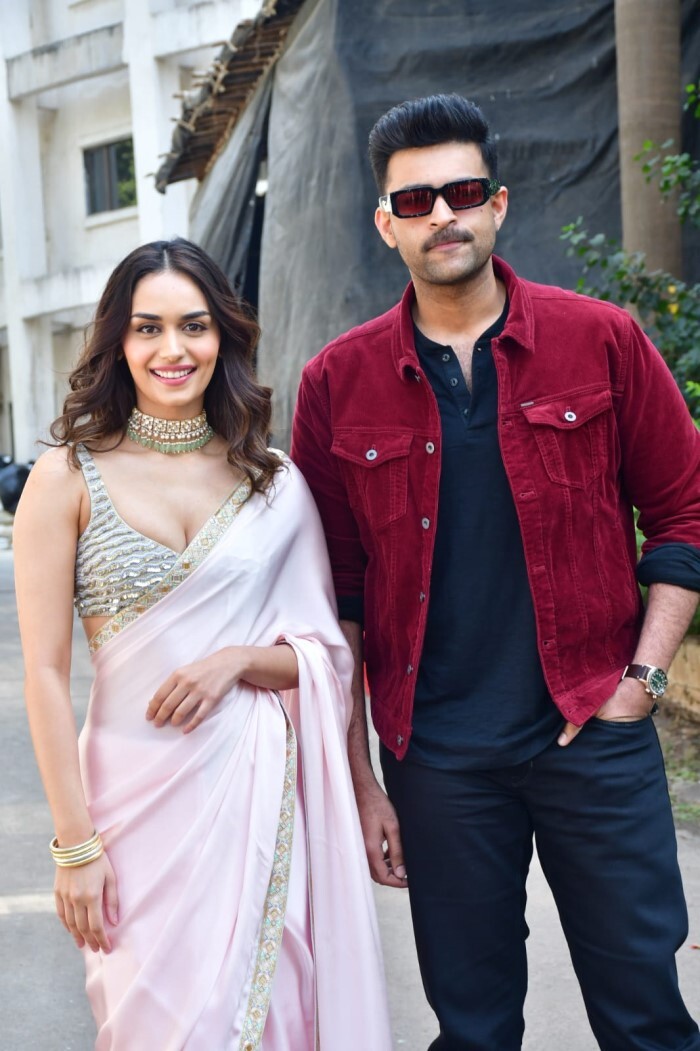 Manushi Chhillar & Varun Tej Shine On Indian Idol Sets, Promotes ...
