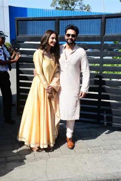 Newlyweds Rakul Preet Singh- Jackky Bhagnani First Appearance Post ...