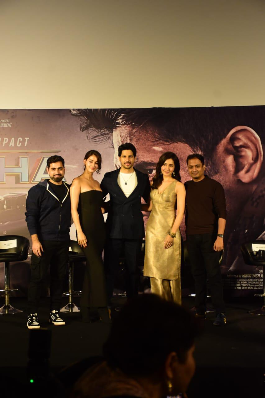 Yodha Trailer Launch: Sidharth Malhotra, Disha Patani & Raashii Khanna ...