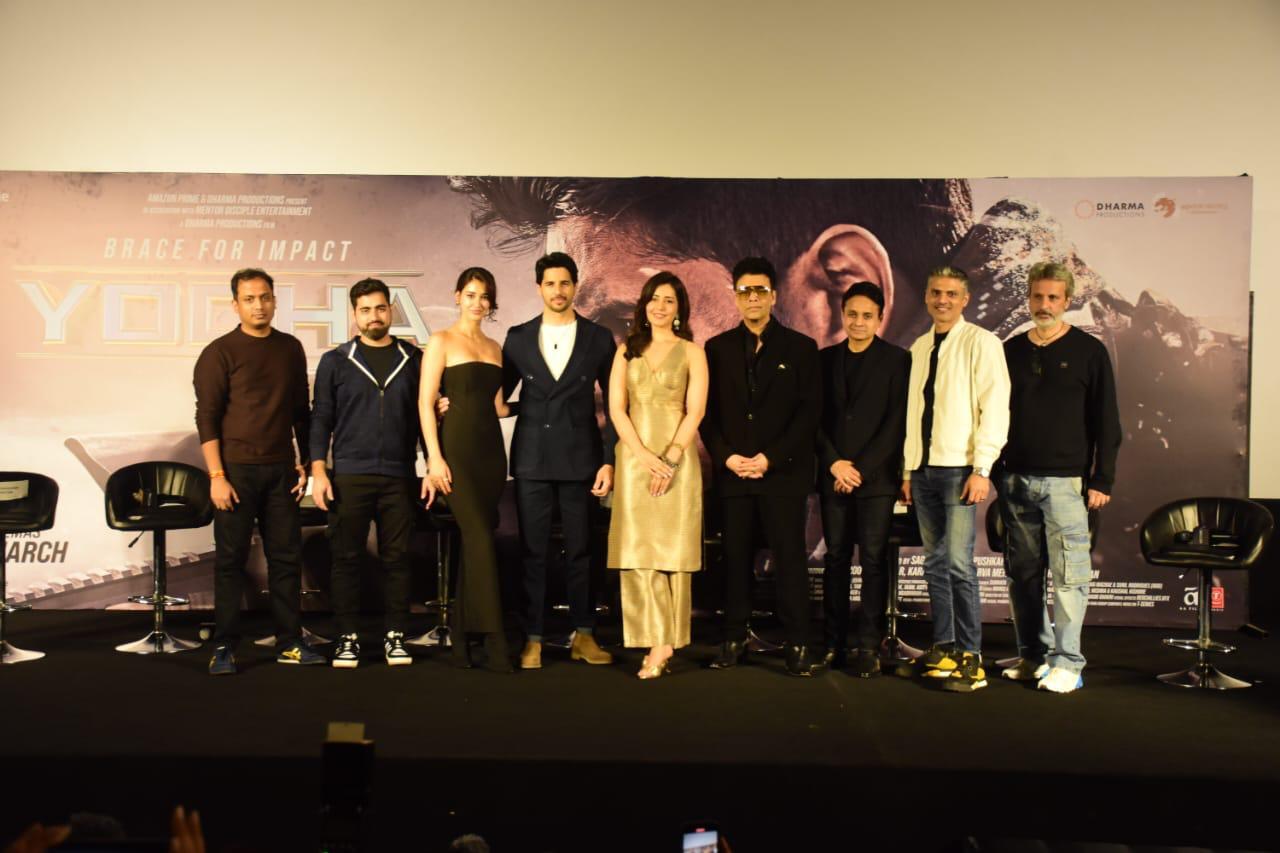 Yodha Trailer Launch: Sidharth Malhotra, Disha Patani & Raashii Khanna ...