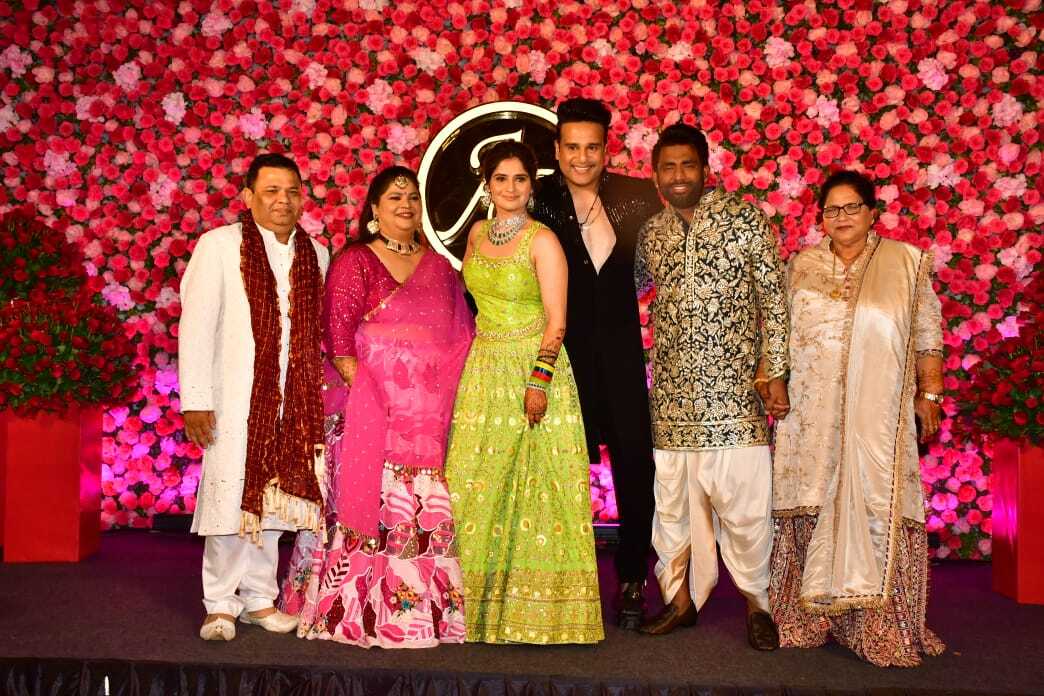 Former BB Star Arti Singh's Star Studded Sangeet Ceremony In Mumbai ...