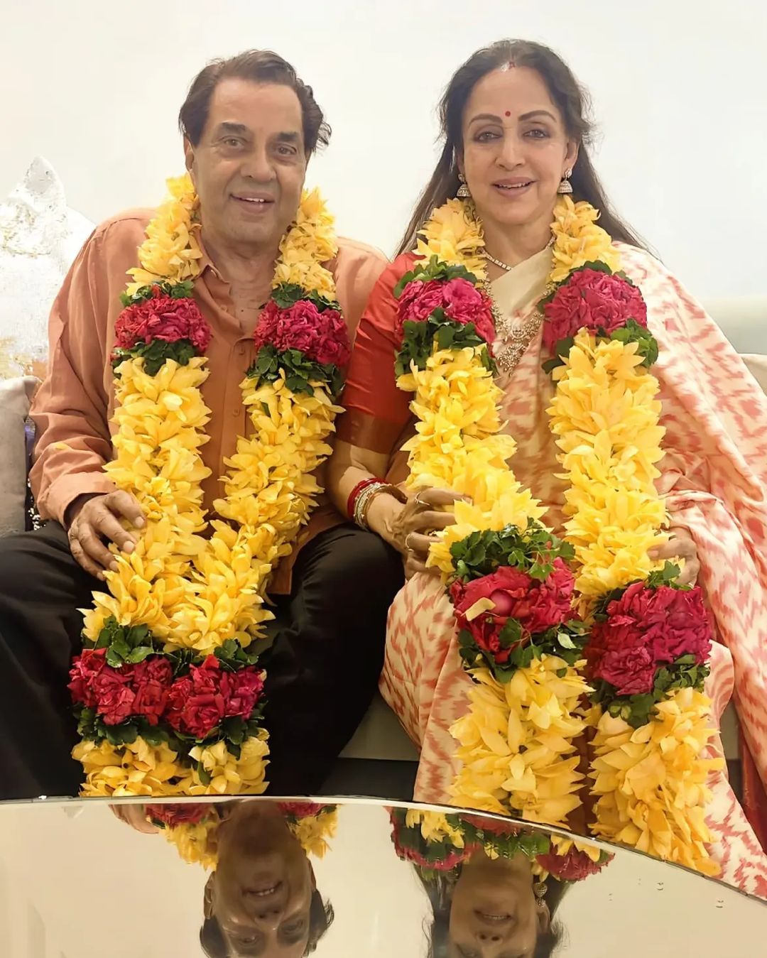 Hema Malini Dharmendra Anniversay | Hema Malini Dhamendra Remarried Photos | Hema Malini ...