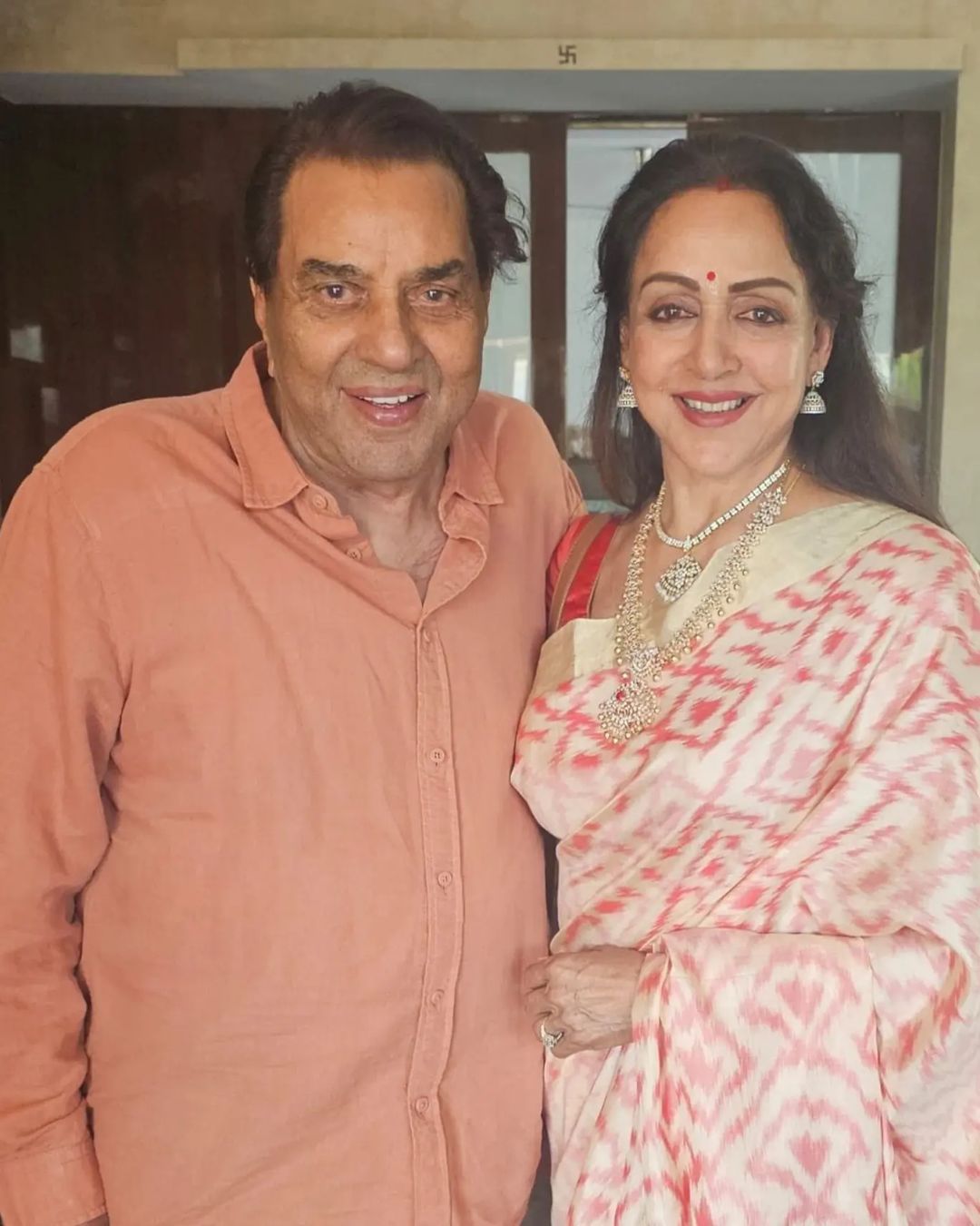Hema Malini Dharmendra Anniversay | Hema Malini Dhamendra Remarried Photos | Hema Malini ...