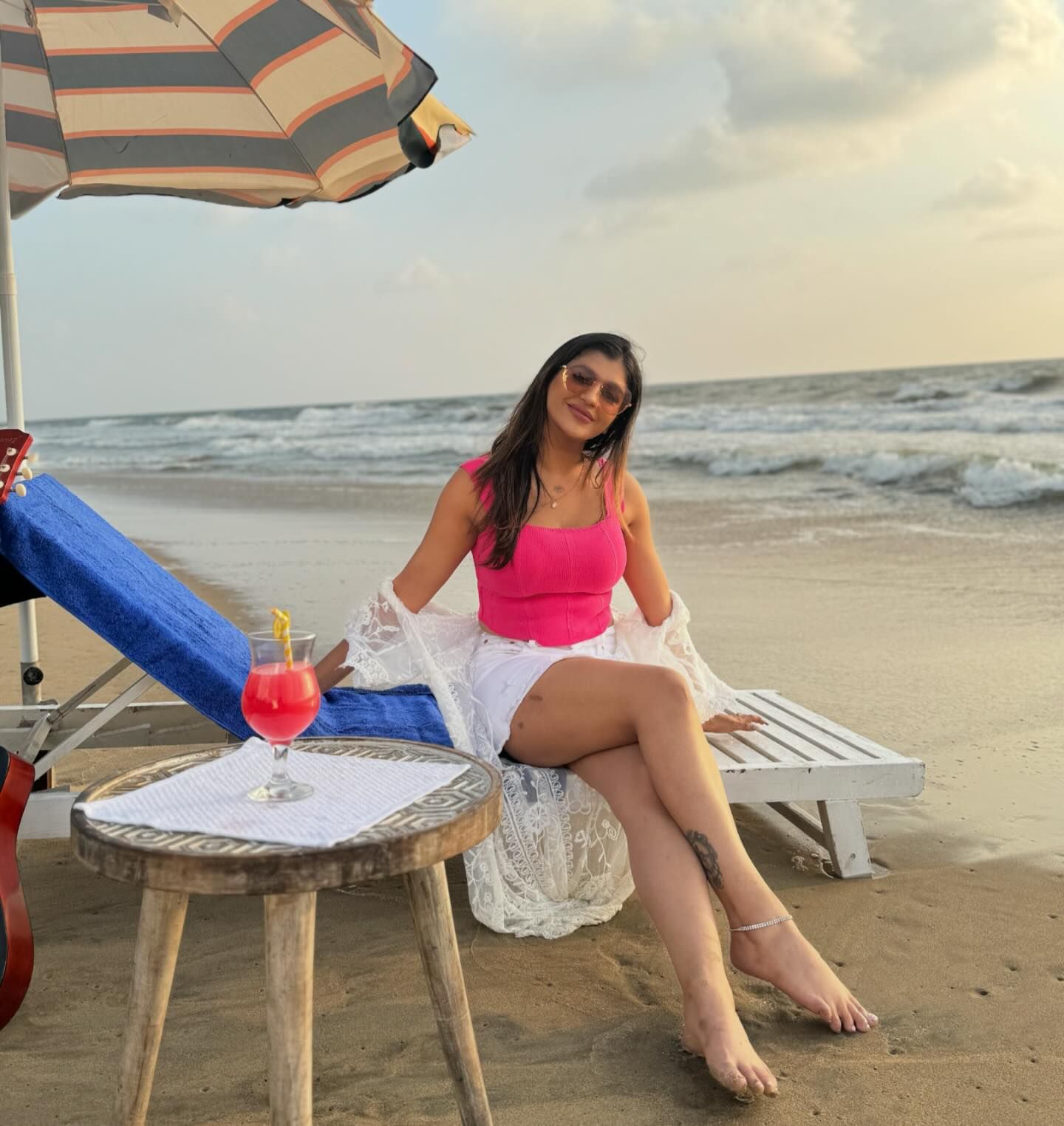 Yashika Aannand Beach Photoshoot | Yashika Aannand Photos, Images, Pics ...