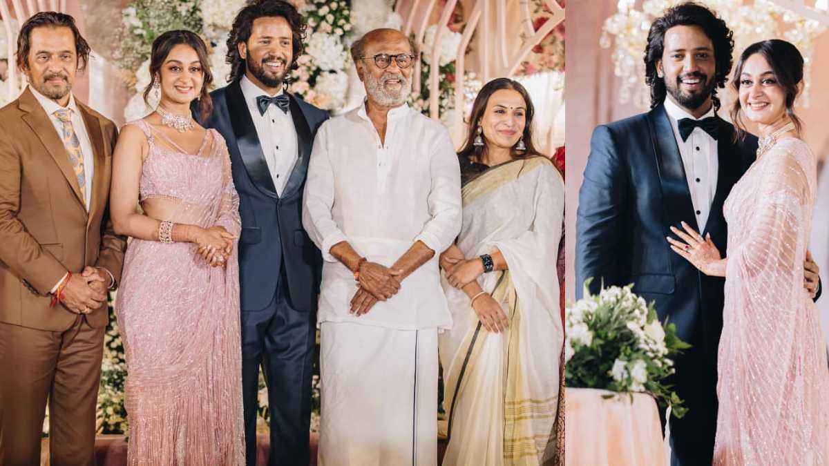 Receptions Photos: అంగరంగ వైభవంగా యాక్షన్ కింగ్ అర్జున్ సర్జా కూతురు ...