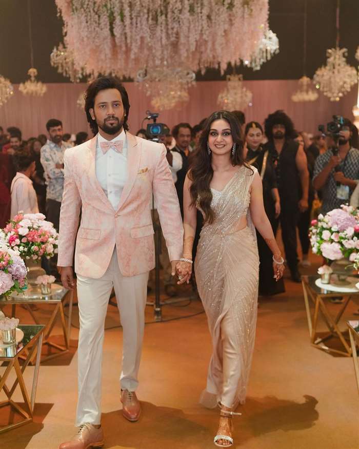 Aishwarya Arjun Sangeet Photos | Aishwarya Arjun Wedding Images ...