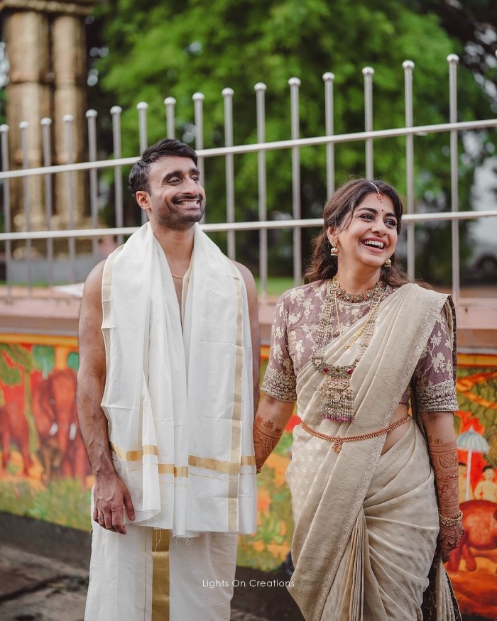 Meera Nandan Sreeju Wedding First Pics Out | Meera Nandan Ties The Knot ...