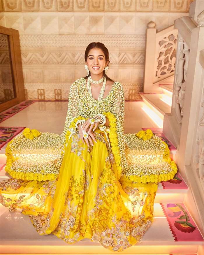 Radhika Merchant Haldi Look | Radhika Merchant Haldi Photos | Anant ...