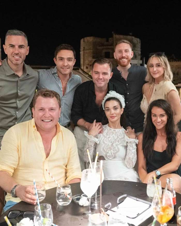 Amy Jackson and Ed Westwick Wedding Photos - Filmibeat