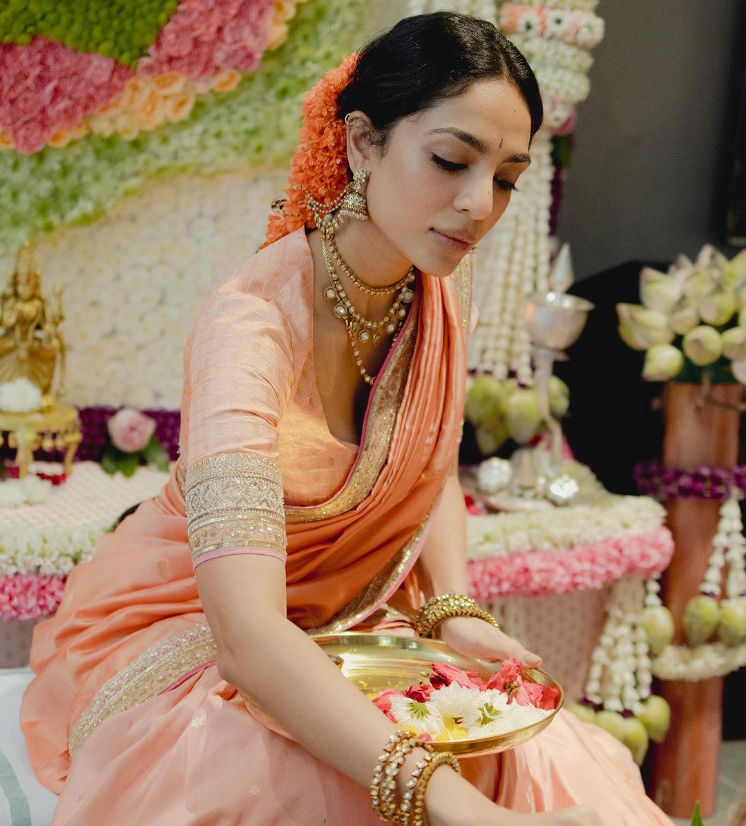 Sobhita Dhulipala Naga Chaitanya Engagement , Sobhita Dhulipala Naga ...