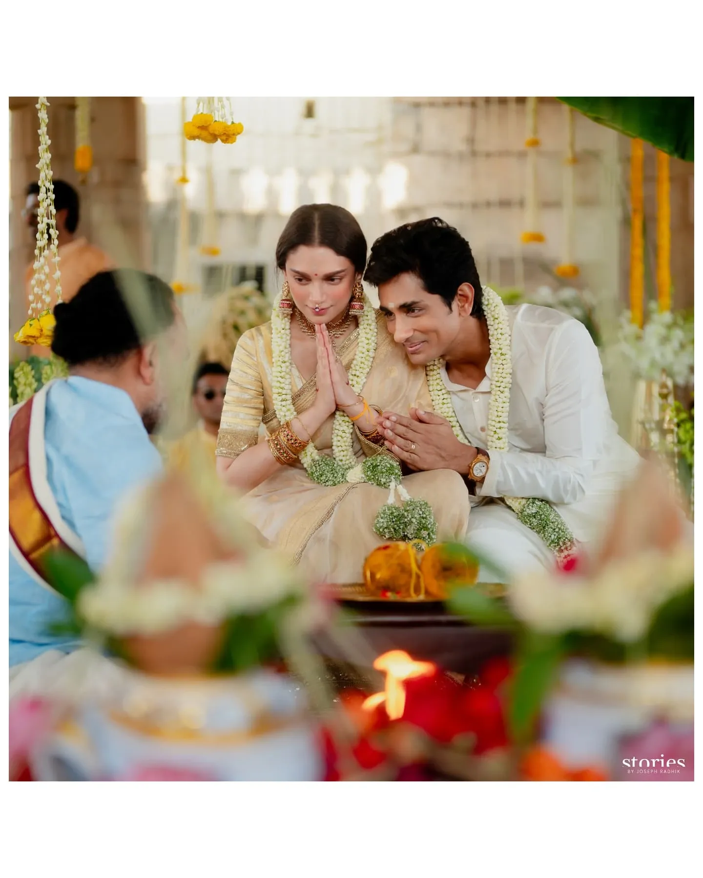 Aditi Rao Hydari- Siddharth Wedding Photos, Aditi Rao Hydari Bridal ...