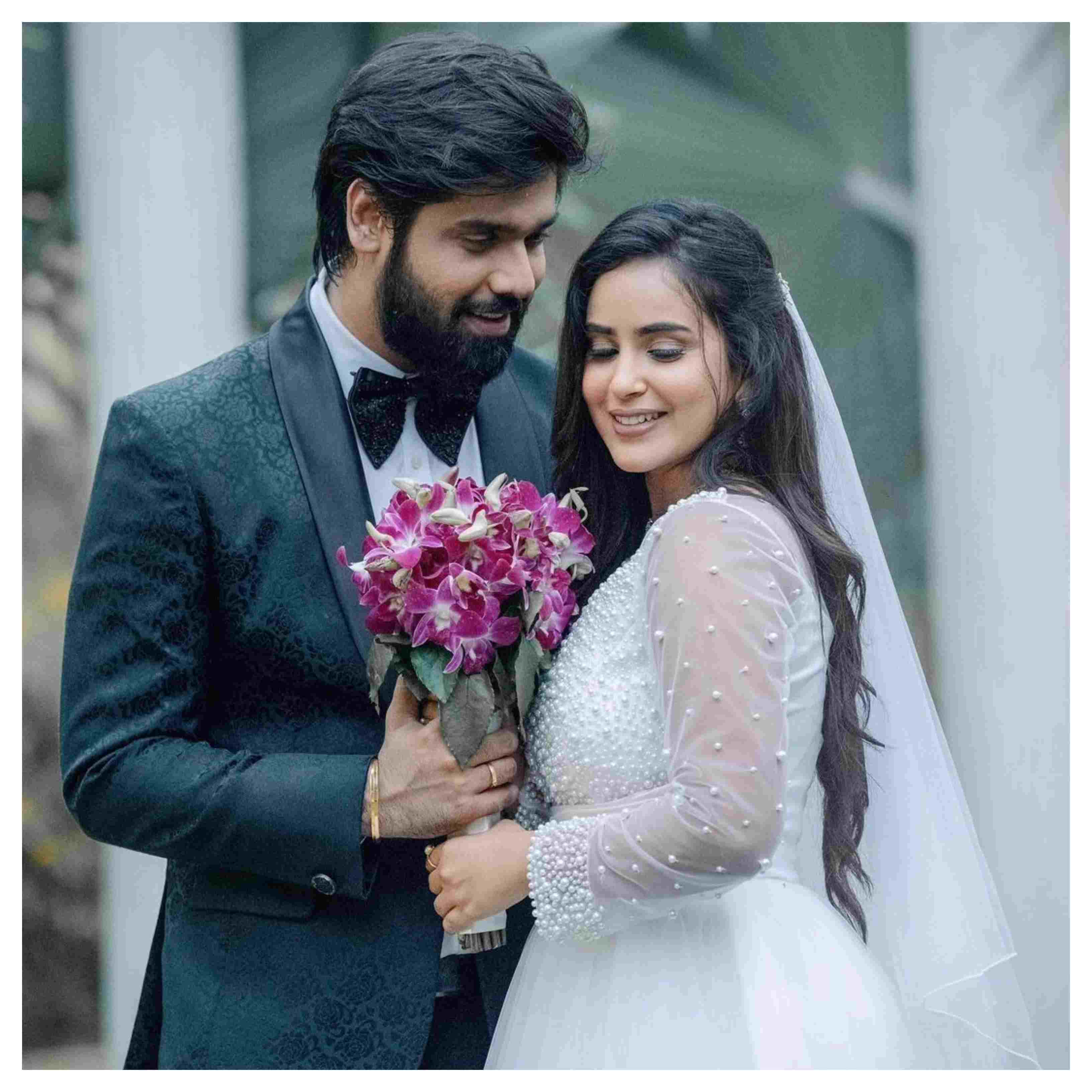 சீரியல் நடிகை கண்மணி-அஸ்வத் ரிசப்ஷன் போட்டோஸ்! | Kanmani Manoharan And Aswath Reception Photos ...