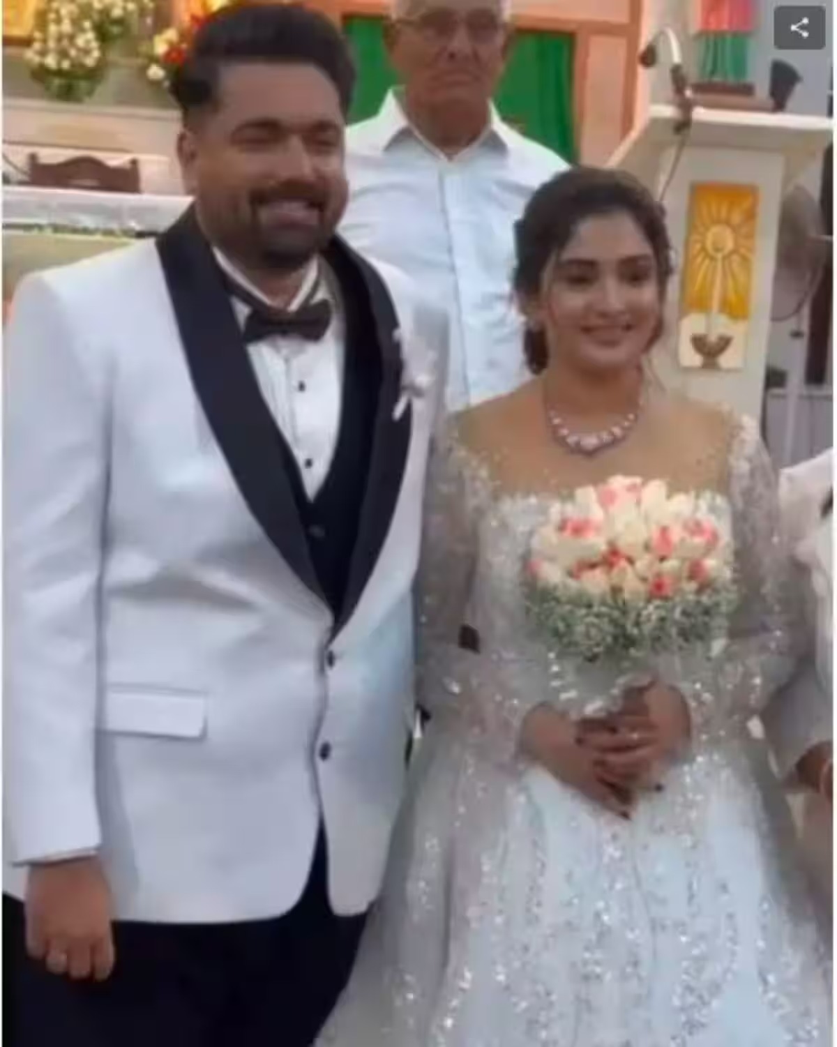 Tharun Sudhir And Sonal Monteiro Chruch Wedding Photos, Tharun Sudhir ...